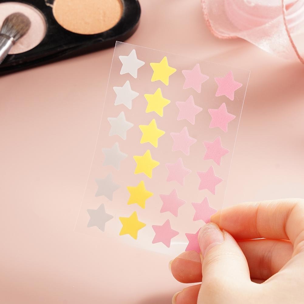 Colorful Cute Star Flower Acne Patches Hydrocolloid Beauty Sticker ...