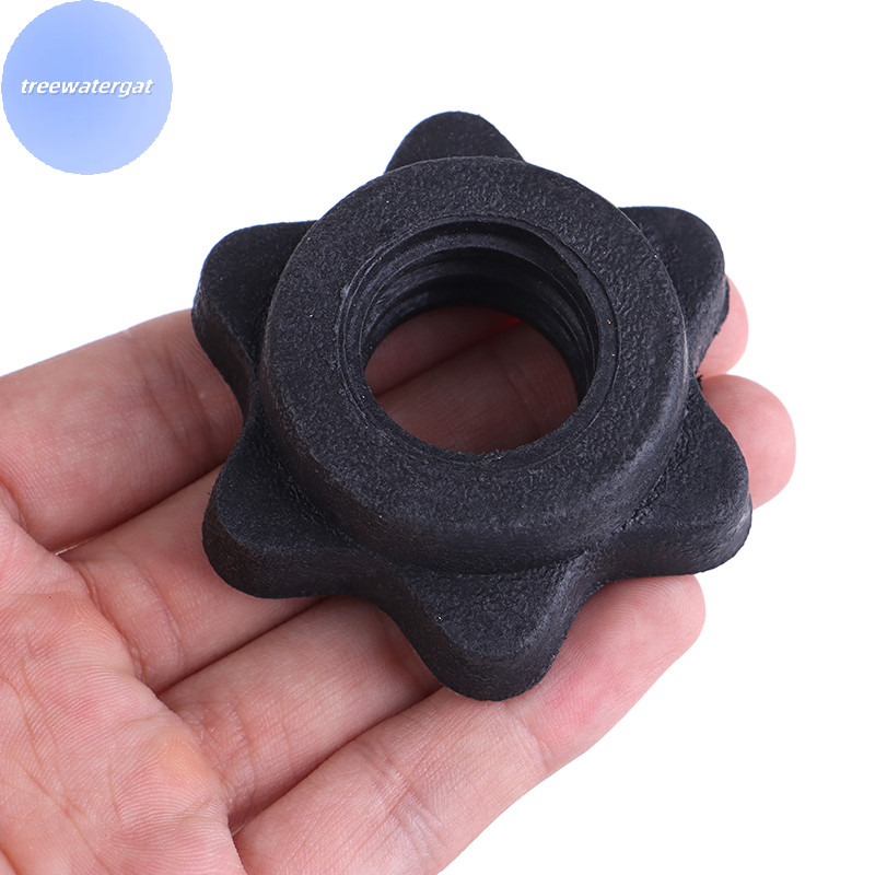 TEGAT Dumbbell Hex Nut Dumbbell Rod Nut Spinlock Collars for Barbells ...