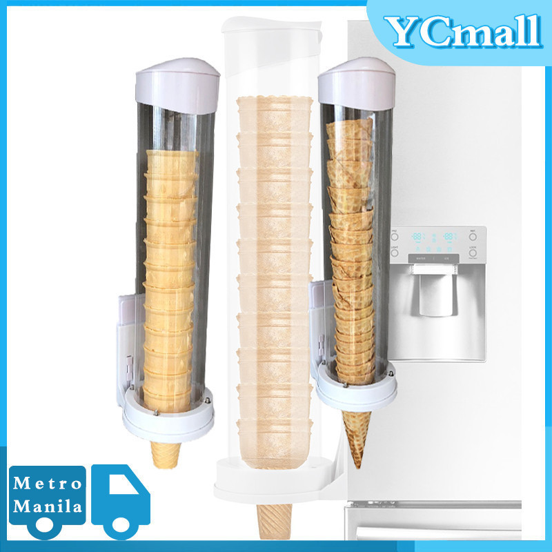 Universal Ice Cream Machine Cone Rack Cone Dispenser | Shopee Philippines