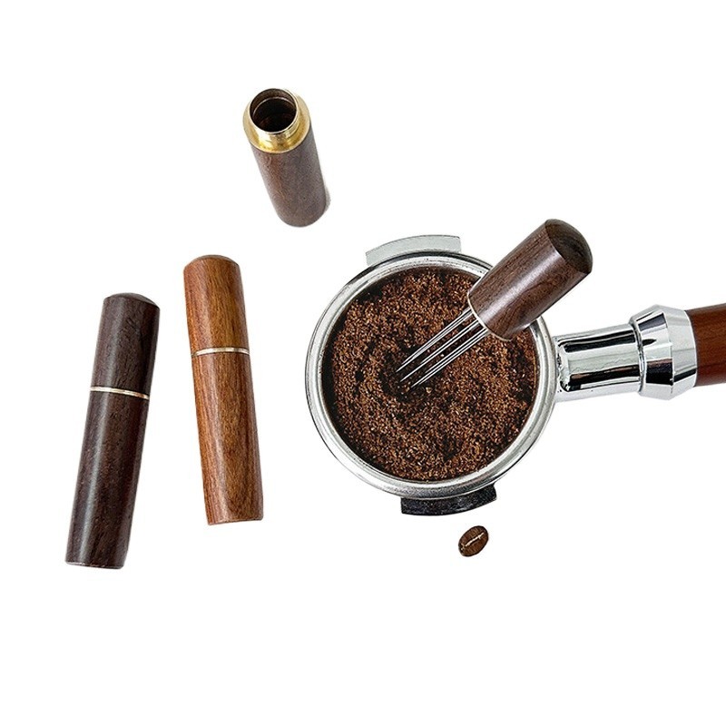 Mini coffee cloth powder needle Italian handle cloth powder device hand ...