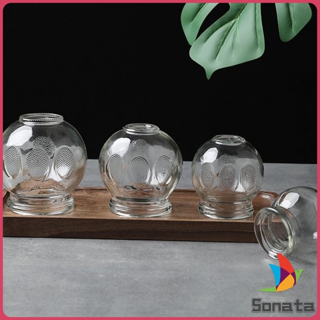 Sonata Glass Body Relaxation Massage Jars Cupping | Shopee Philippines