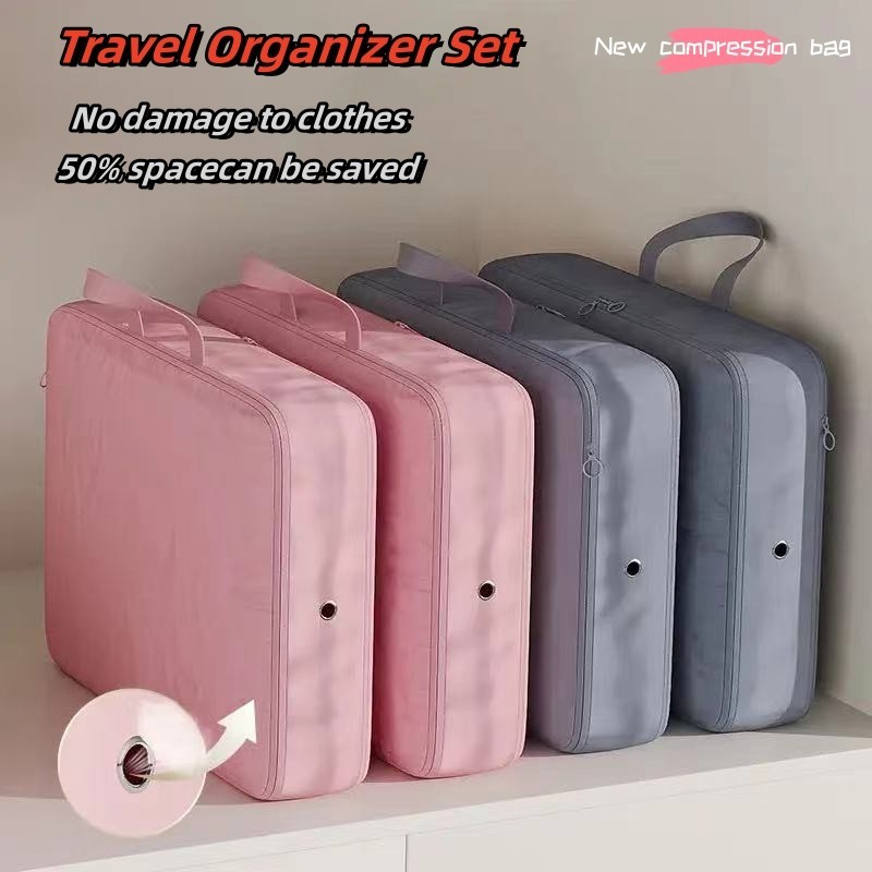 Travel Clothes Organizer Luggage Suitcase Pouch Foldable Compression ...