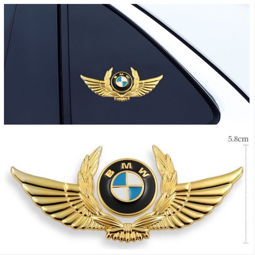 Car Metal Car Logo Covering Scratches Decorative Sticker Wing Side Logo ...