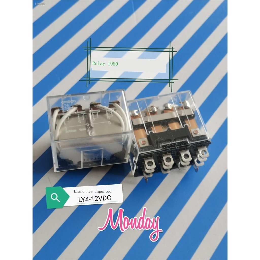 COD/Original OMRON Omron LY4-12VDC 24VDC 110V 220VAC intermediate relay ...