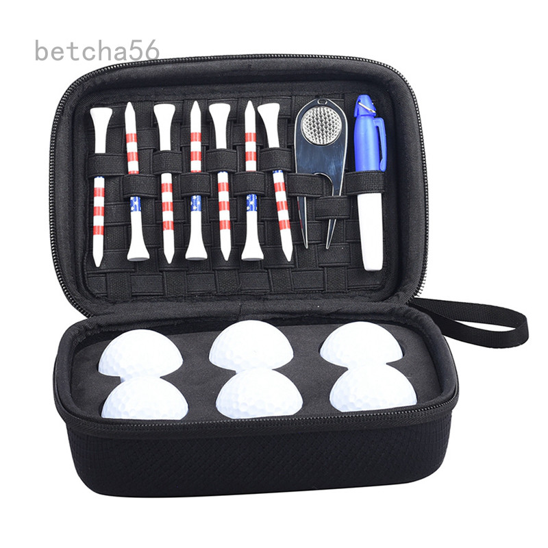 Golf Accessories Bag With 6 Golf Balls EVA Hot Pressed Golf Accessories ...