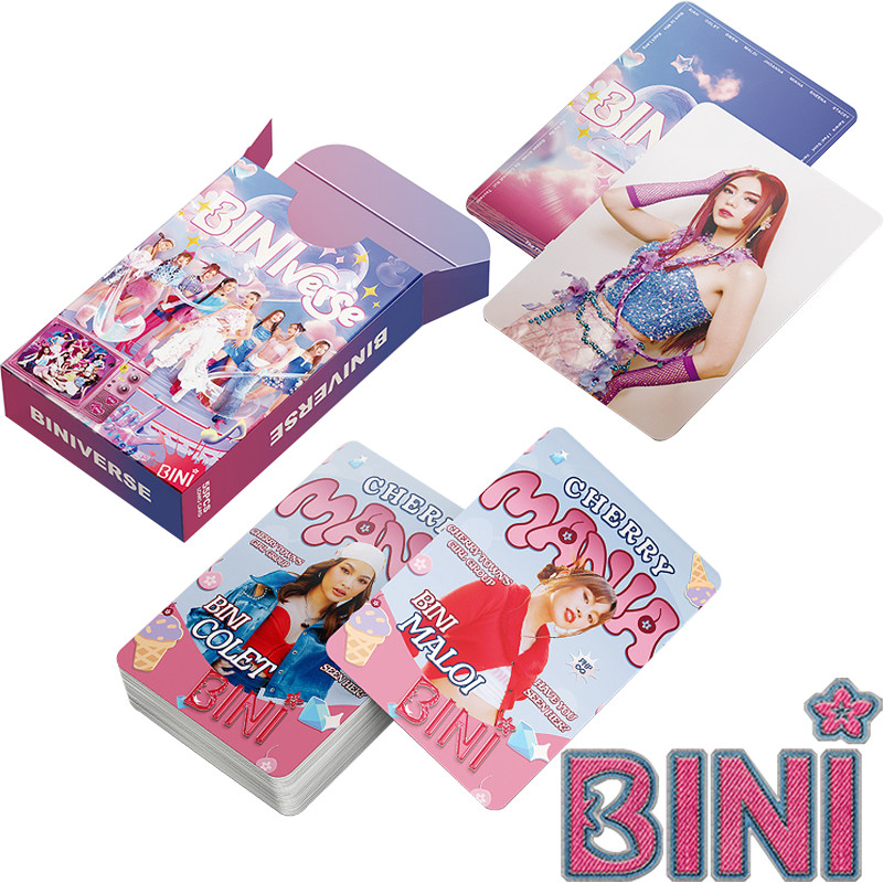 Photocard BINI 50PCS Card Album Aiah Colet Maloi Mikha Sheena Jhoanna ...