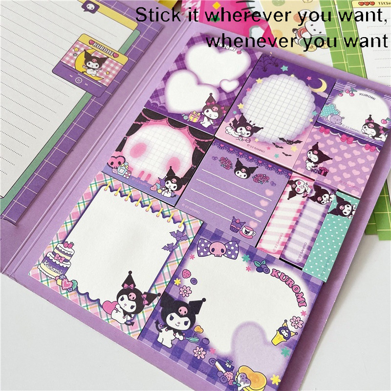Cute Sanrio Convenience Book Mymelody Kuromi Hellokitty Note Book Paste ...