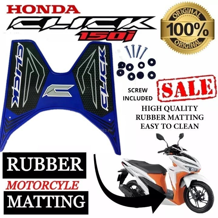 HONDA CLICK fi V1 V2 V3 Footboard Rubber Matting Coil matting | Shopee ...