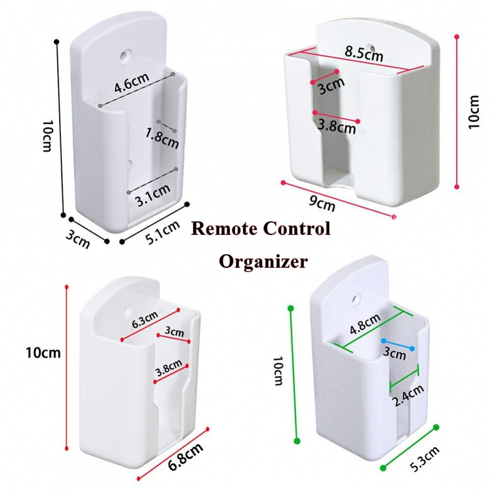 Universal-White Air Conditioner Remote Control Holder Wall-Mounted Box ...