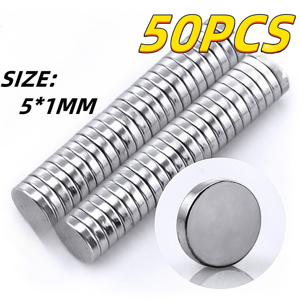 50pcs N35 Small Magnets/Strong Round Disc Neodymium Magnets/Button ...