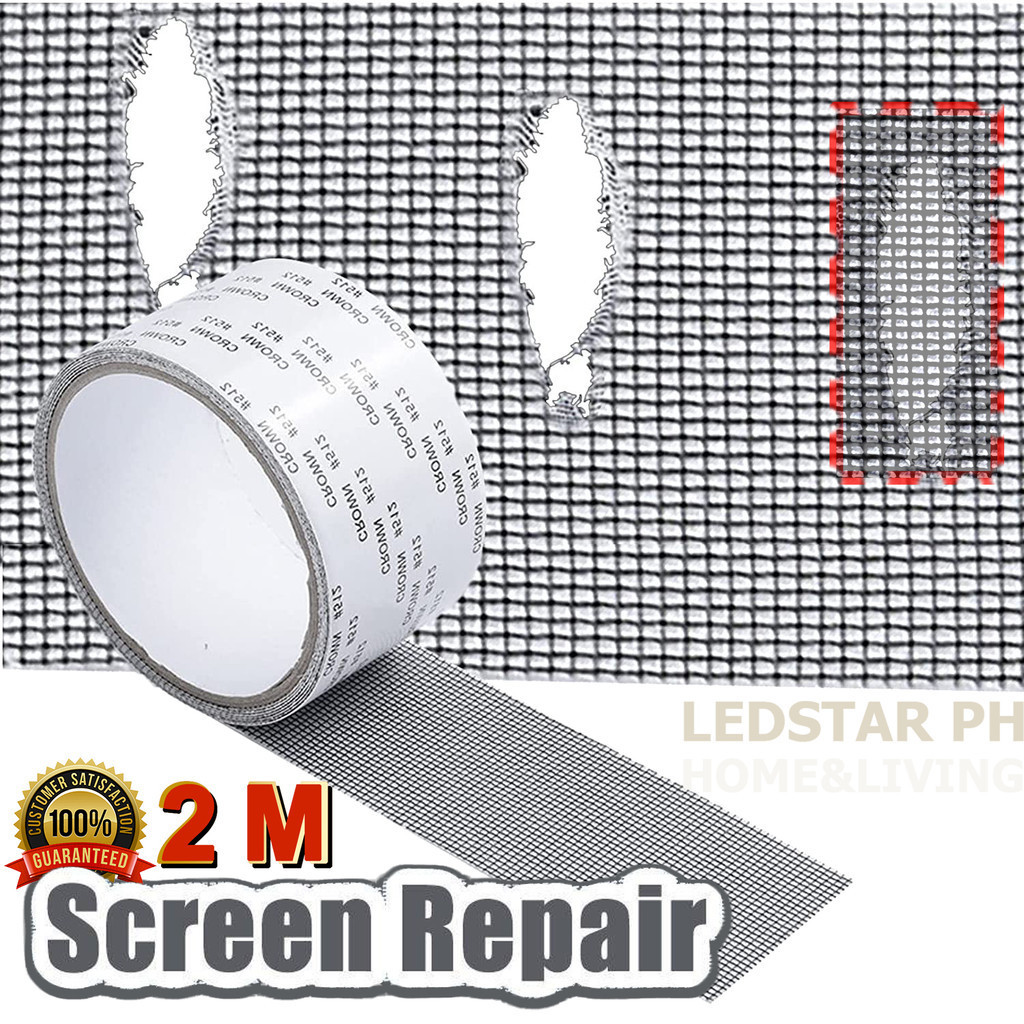 Window Screen Repair Kit Door Window Patch Tape Strong Adhesive Long ...