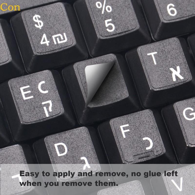 Con Keyboard Sticker Waterproof Durable Keypad Button Stickers for ...