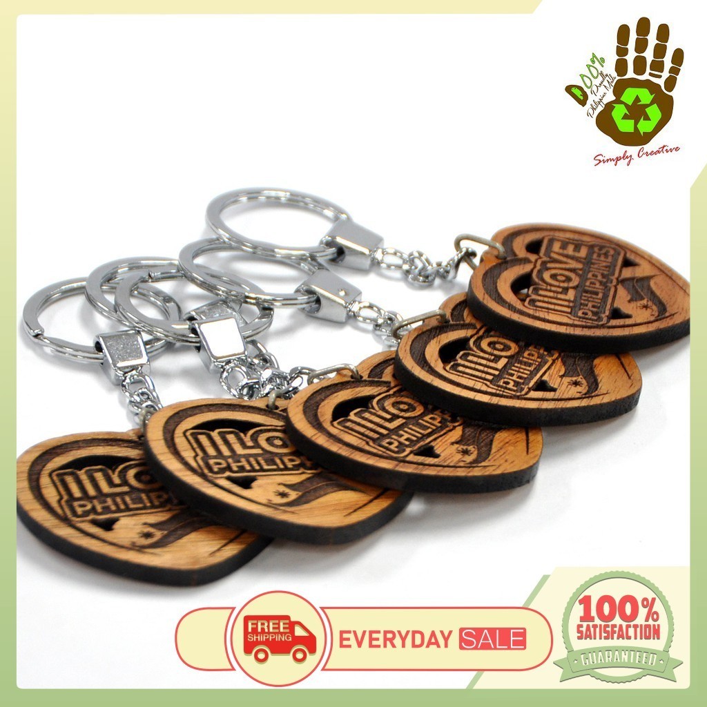 Wood Keychain (Philippine Designs) | Shopee Philippines