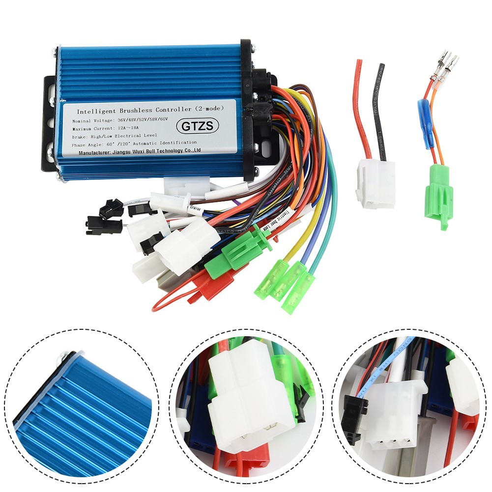 Brushless Motor Speed Controller 600W - 800W 36V / 48V 6mos For E-Bike ...