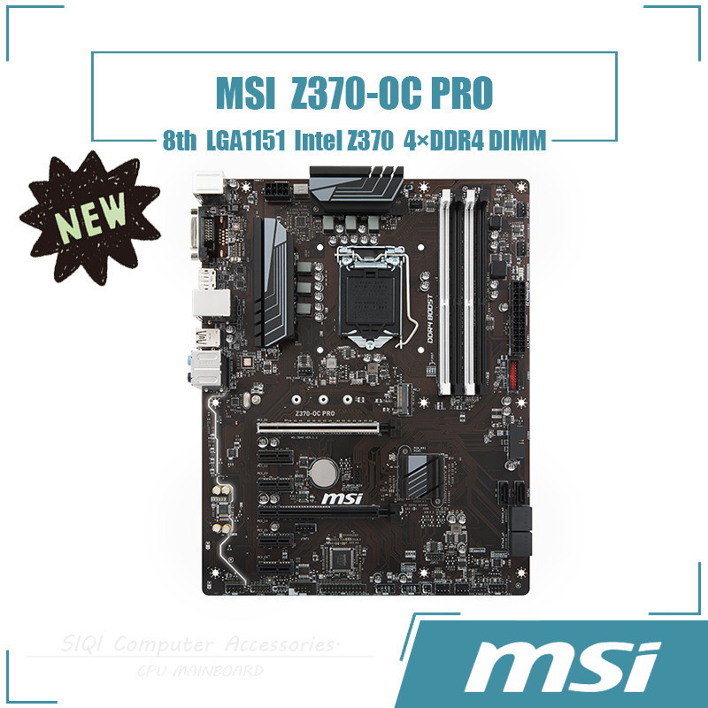 [USED] Z370-OC PRO Motherboard LGA 1151 4×DDR4 DIMM Using Intel Z370 ...