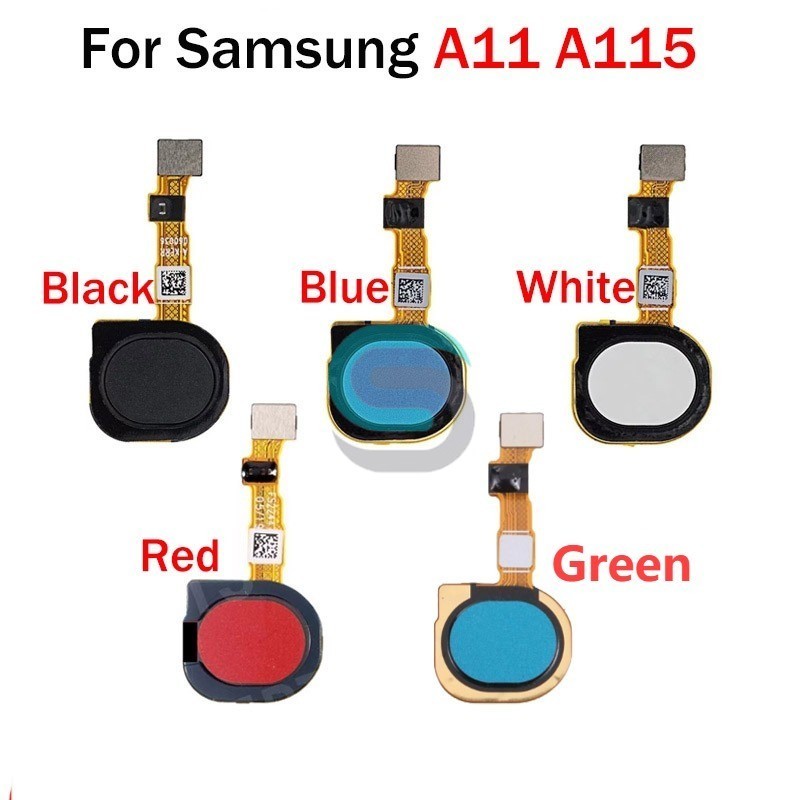 For Samsung A11 A115F Fingerprint Scanner Home Button Fingerprint Menu ...