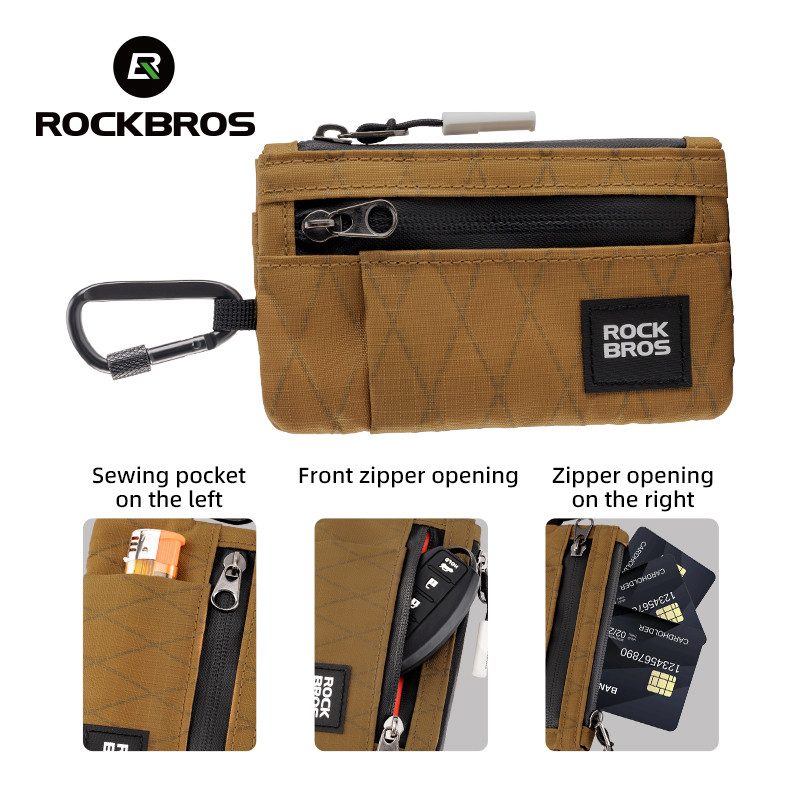 【PH Delivery】ROCKBROS Multi-functional Card Bag Portable Compact ...