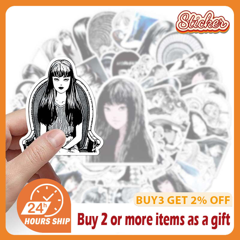 50pcs Kawakami Tomie Stickers Graffiti Horror Anime Girl DIY Phone ...