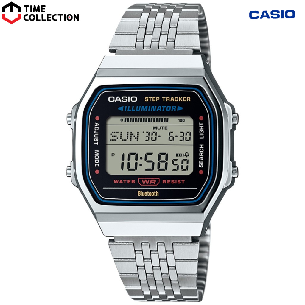 Casio ABL-100WE-1A Digital Stainless Steel Bluetooth Watch | Shopee ...