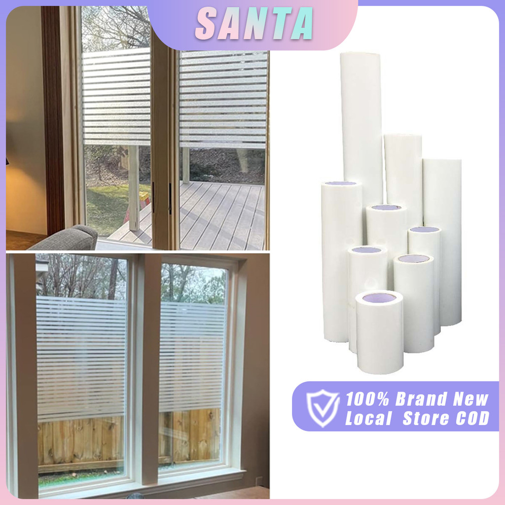 Film for Window Glass DIY Office Bathroom Bedroom PVC Insulated Anti-UV ...