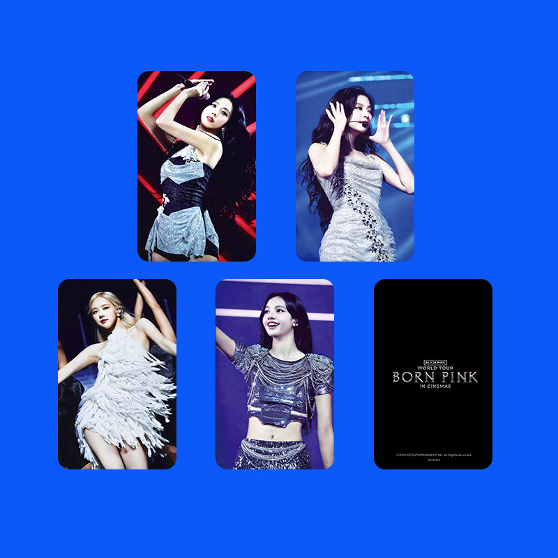 4-6pcs BP WORLD TOUR BORN PINK IN CINEMAS Lomo Cards 8th Anniversary ...