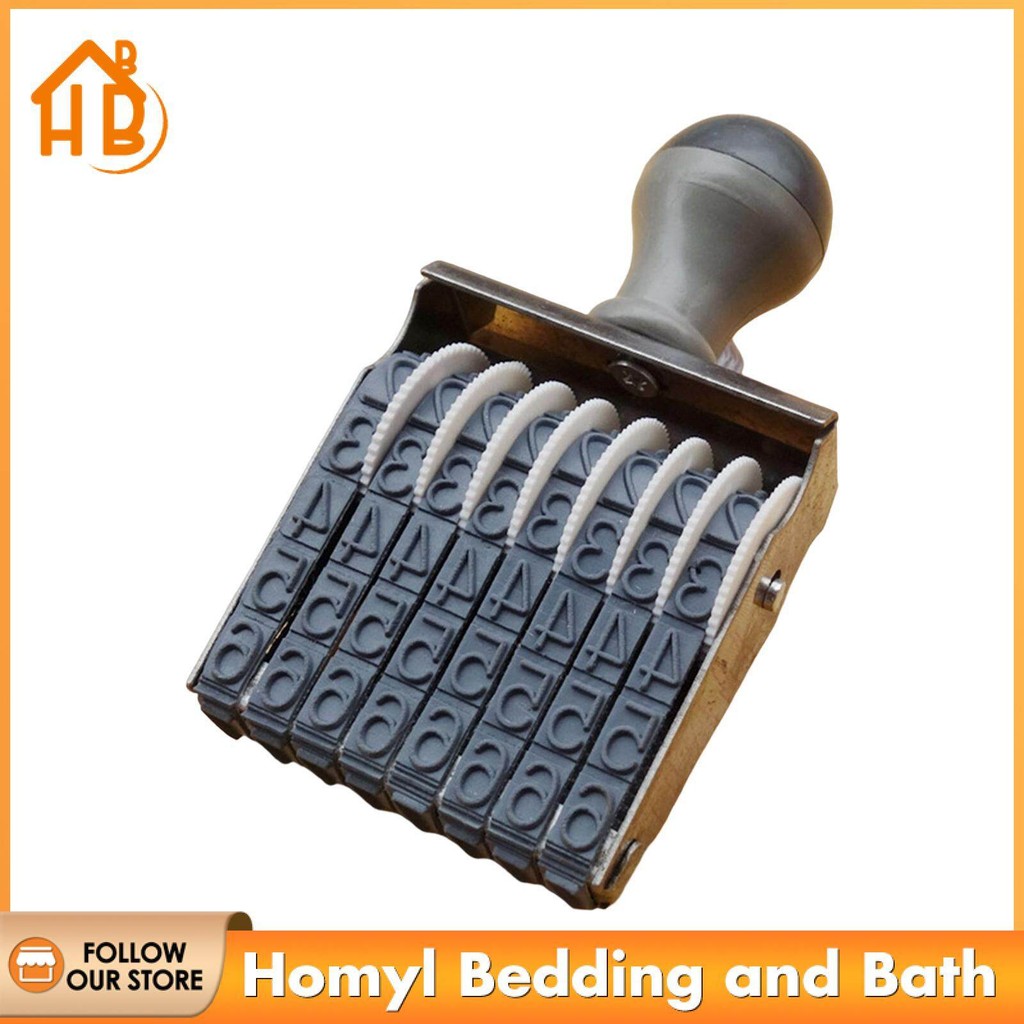 ★Y-Homyl Numbering Stamp Digit Numbers 8 Bands Numbering Stamp Trolley ...