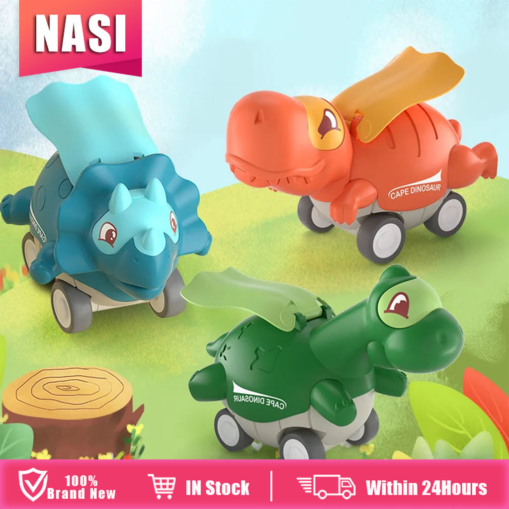 Inertia Toy Car Toy Bus Cape Dinosaur Toy Car Cartoon Kids Toy Cute ...