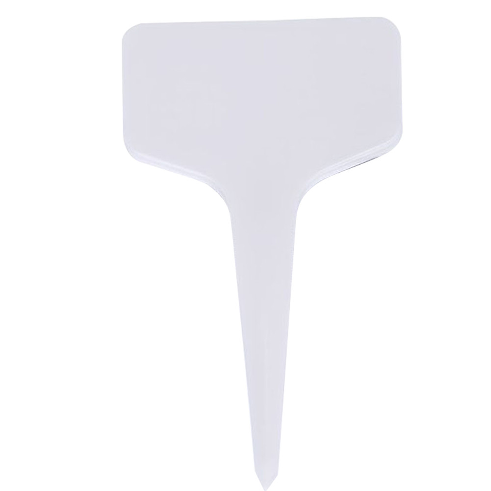 100Pcs T Type Plant Labels PVC Plant Markers with Marking Pen Planting ...