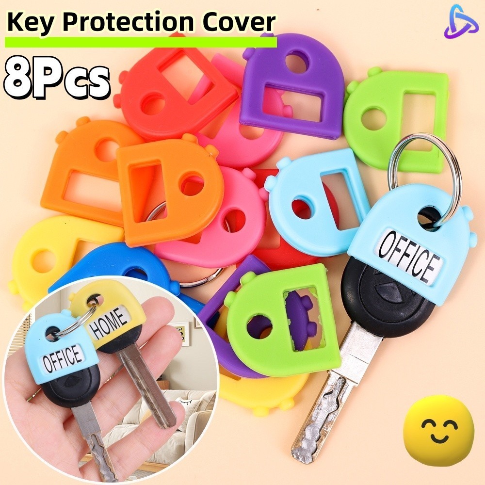 8Pcs Personalized Colorful Key Anti Confusion Classification ...