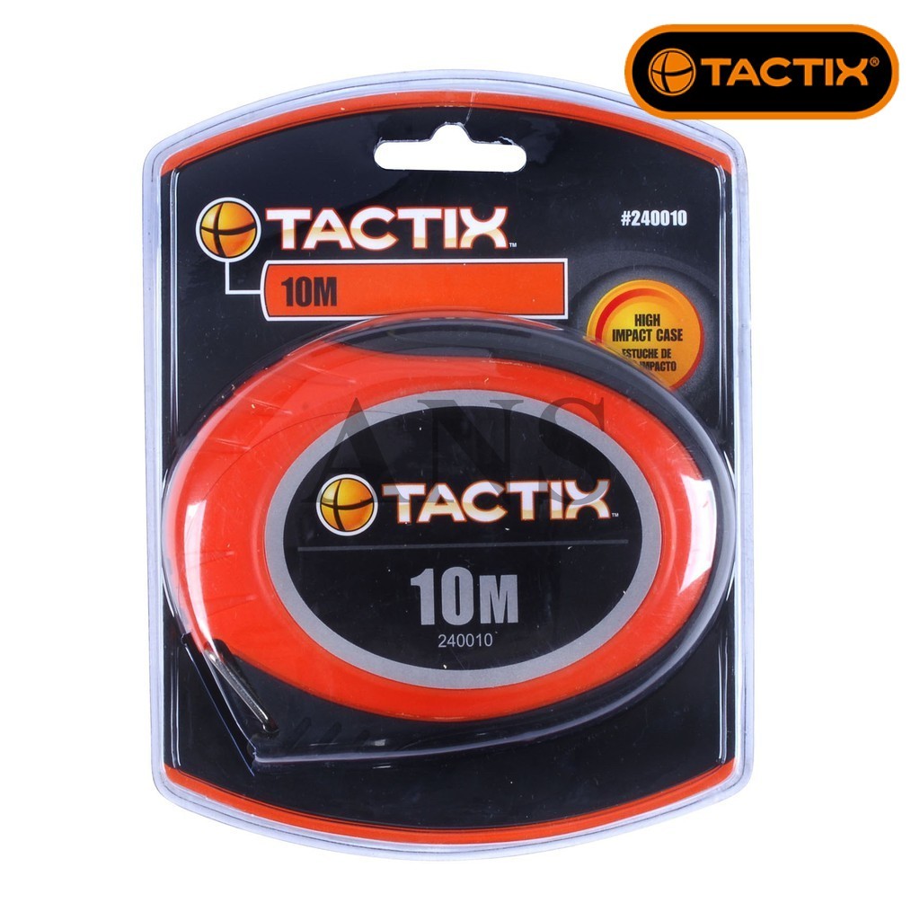 TACTIX 240530 LONG TAPE MEASURE 30M/100'X10MM 3:1 GEAR | Shopee Philippines