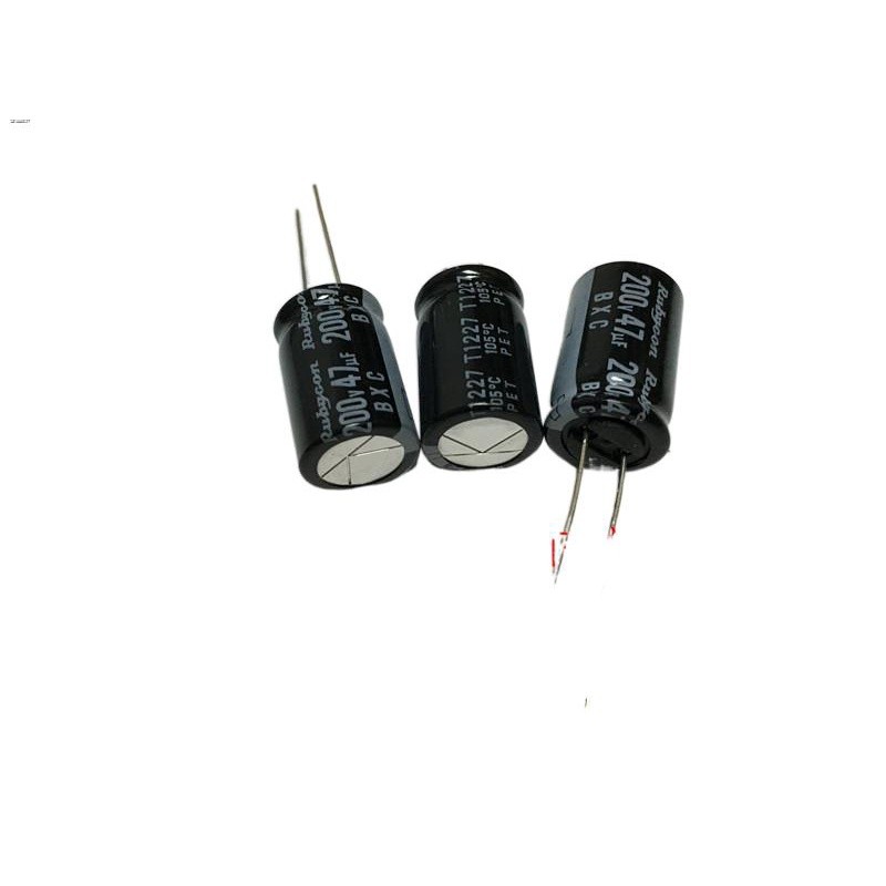 New Japanese ruby electrolytic capacitor 200V47UF BXC high frequency ...