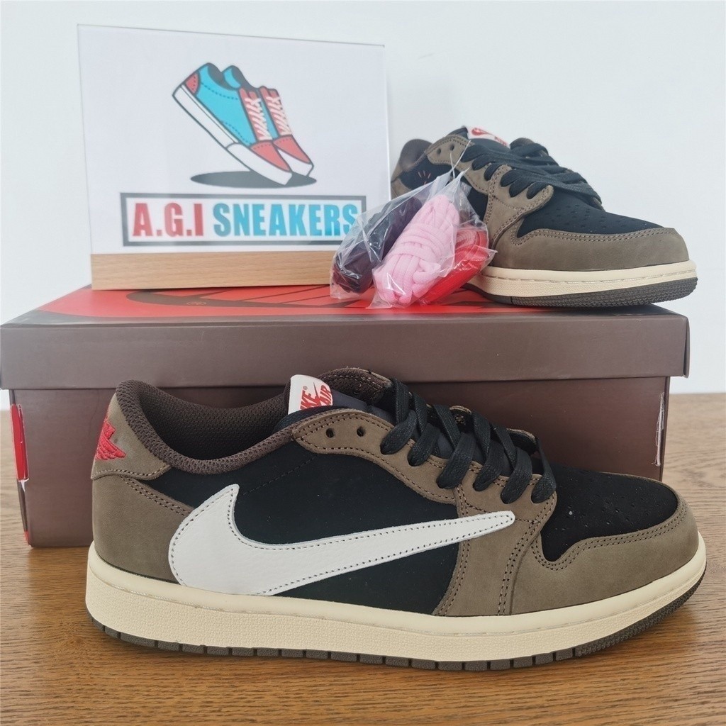 Travis Scott Air Jordan 1 Low OG Sneakers Men Running Shoes Sneakers ...