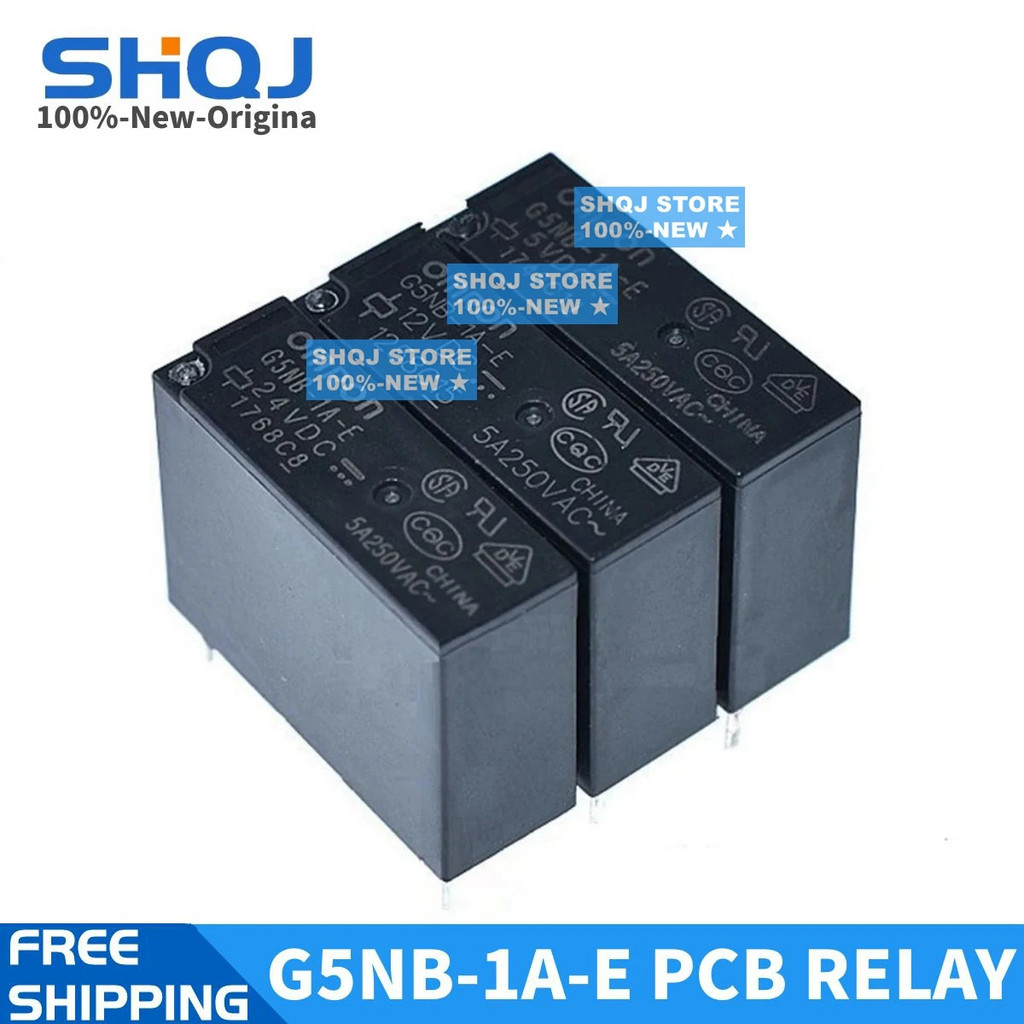 20PCS RELAY G5NB-1A-E 24VDC 12V 5V 4PIN 5A 1NO 100%-new-original relay PBC3 | Shopee Philippines
