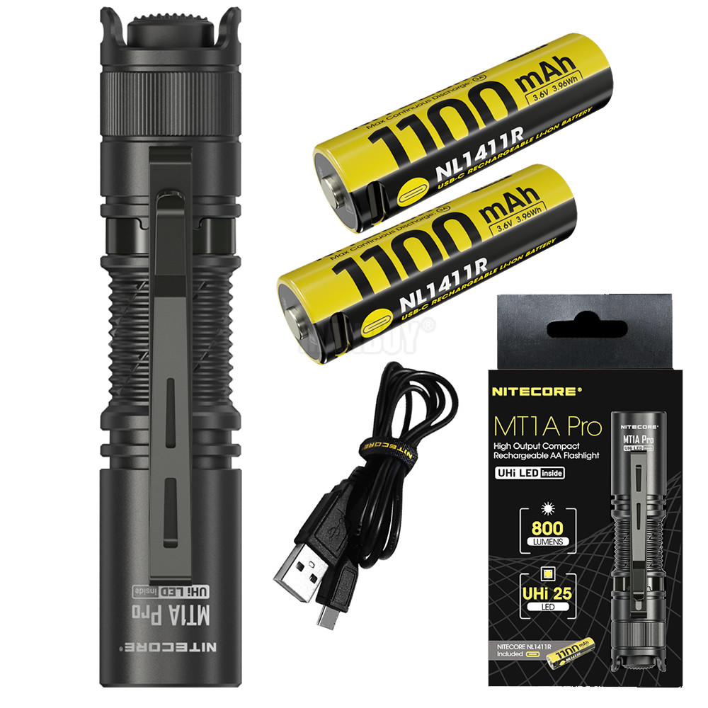 NITECORE MT1A PRO 800 Lumens LED White Light | Shopee Philippines