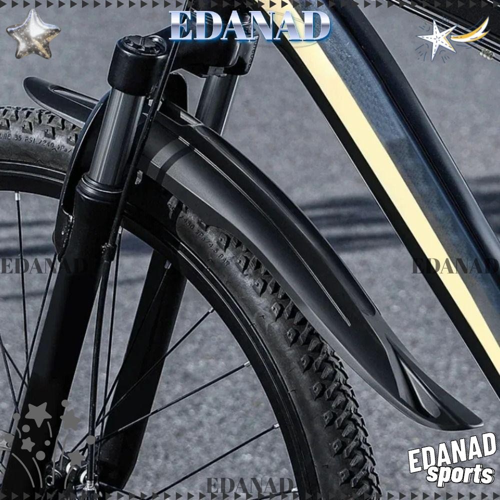 EDANAD Bicycle Fenders, 26Inch Front Rear Tire Wheel Mountain Bike Mudguard, Easy to Clean ...