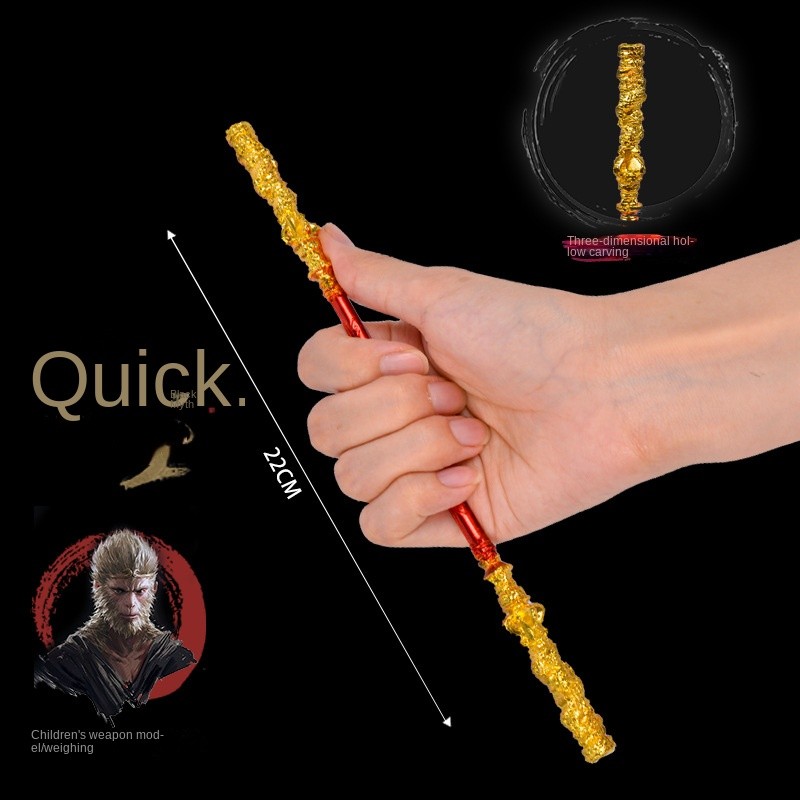 Monkey King Sun Wukong Ruyi Golden Hoop Black Myth Wukong game merchandise toy alloy handicraft ...