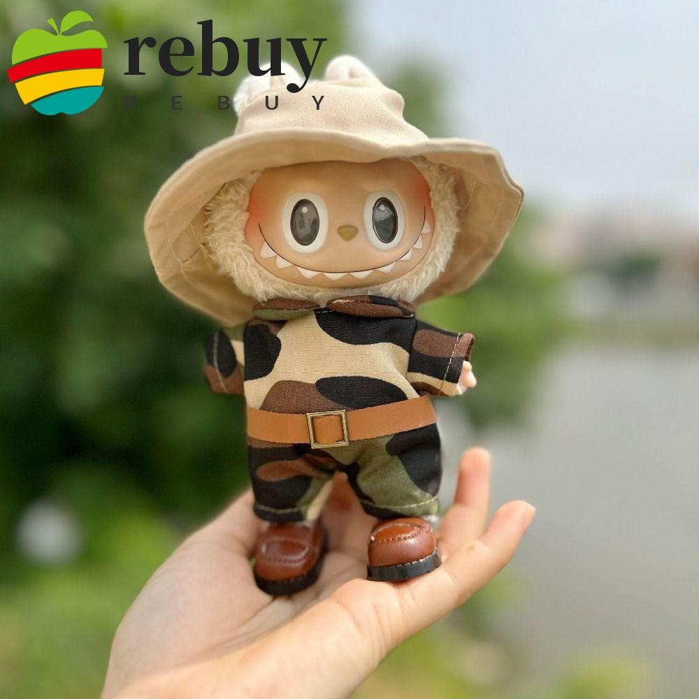 REBUY 17cm Labubu Clothes, Navy Uniform Cute Labubu Time Dress, Suit ...