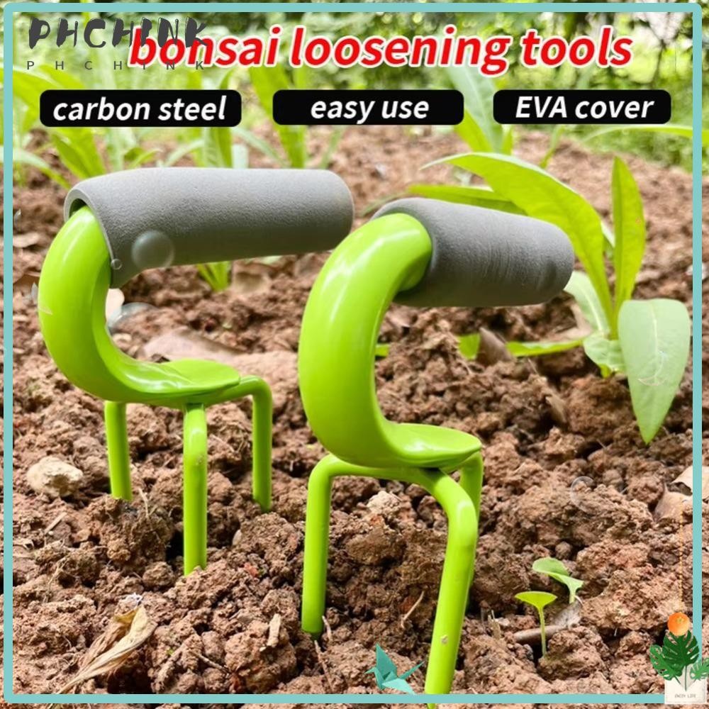 CHINK Loose Soil Steel Fork, Portable Hand Backyard Mini Gardening Claw ...
