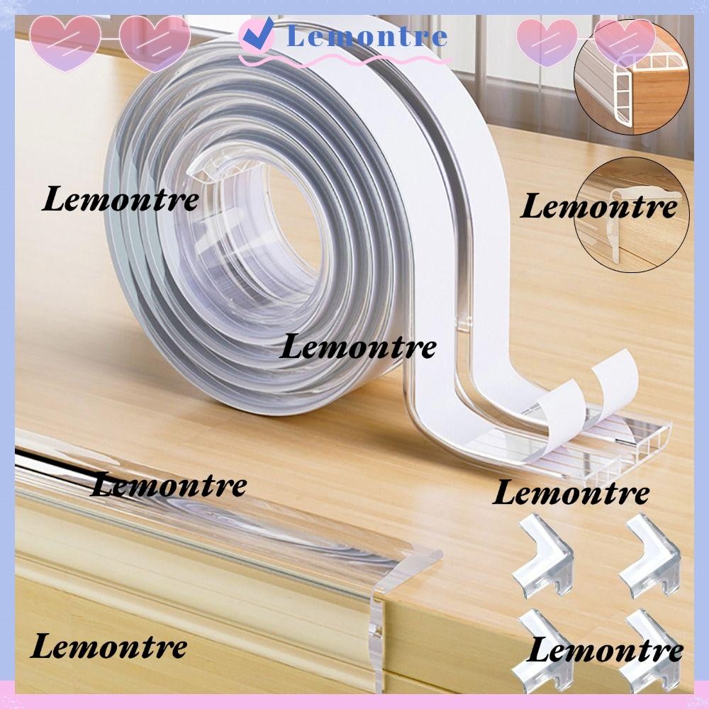 LEMONTRE Table Edge Guard Strip, Anti Collision Transparent Furniture ...