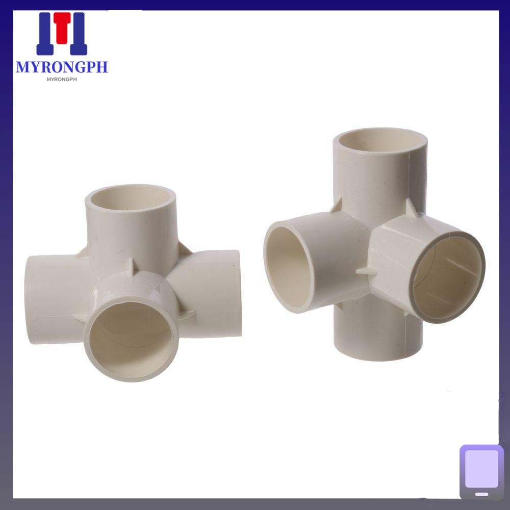 MYRONGPH 8Pcs Pipe Fittings, Furniture Grade PVC 4 Way PVC Fittings ...