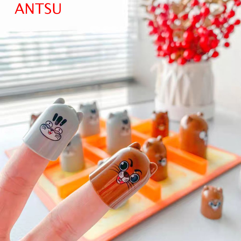 ANTSU Tic TAC Toe Game, Table Game Nesting Doll Stacking Cup Game ...