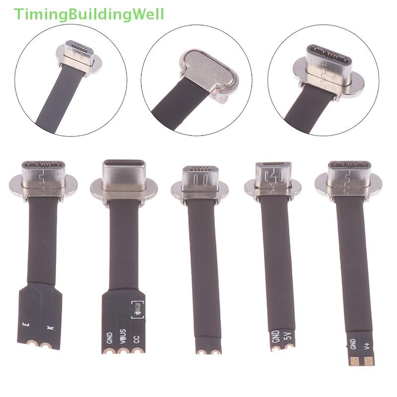 TBPH Type-C Micro USB Connector FPC 2Pin 3Pin Soft Flat Cable Male ...