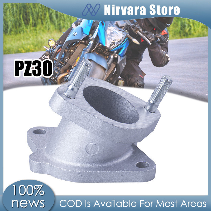 30mm Pz30 Carb Carburetor Motorcycle Inlet Intake Manifold Adapter For 200cc 250cc | Shopee ...