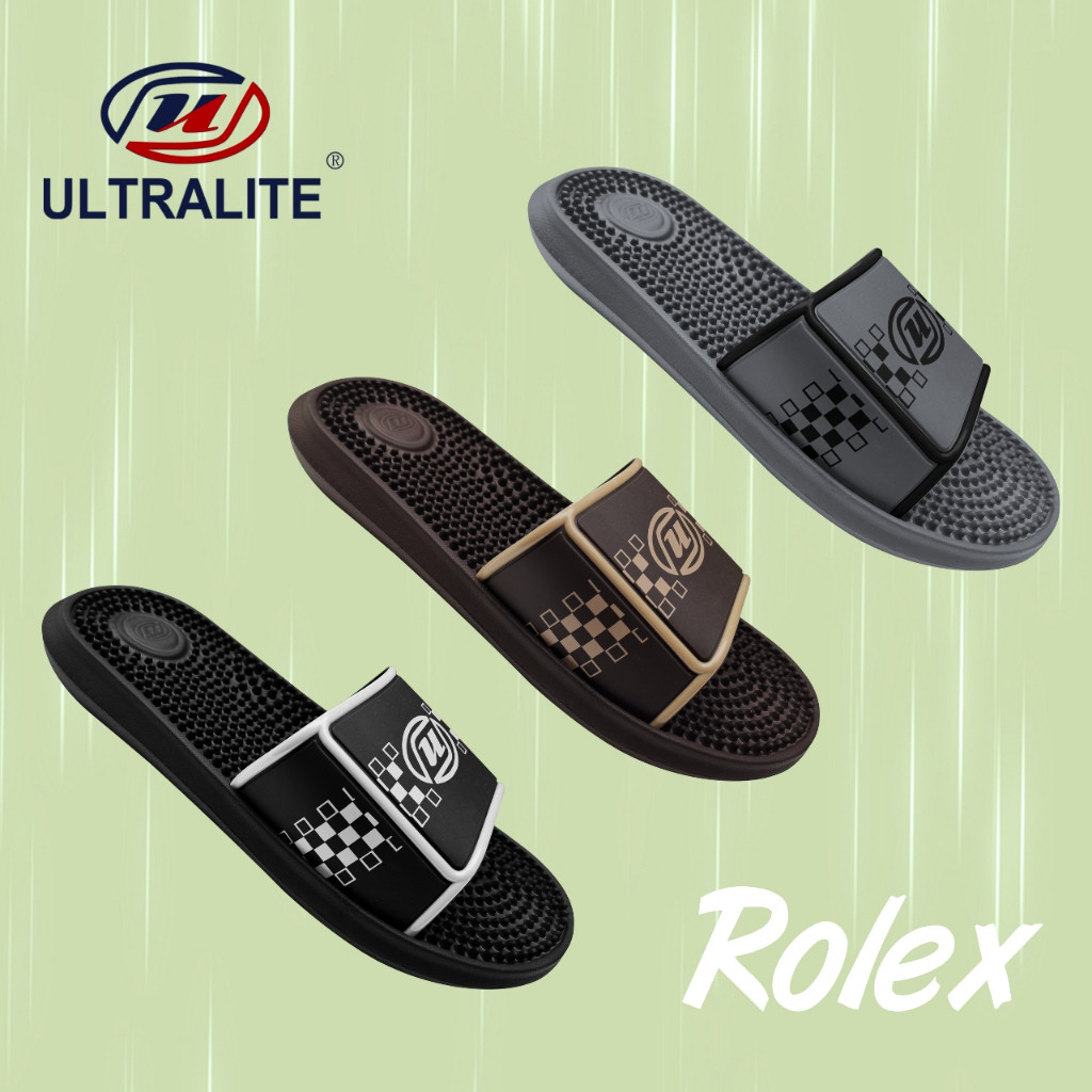 Ultralite Rlex Fashion Indoor Outdoor Slip On Massage Slippers For Men ...
