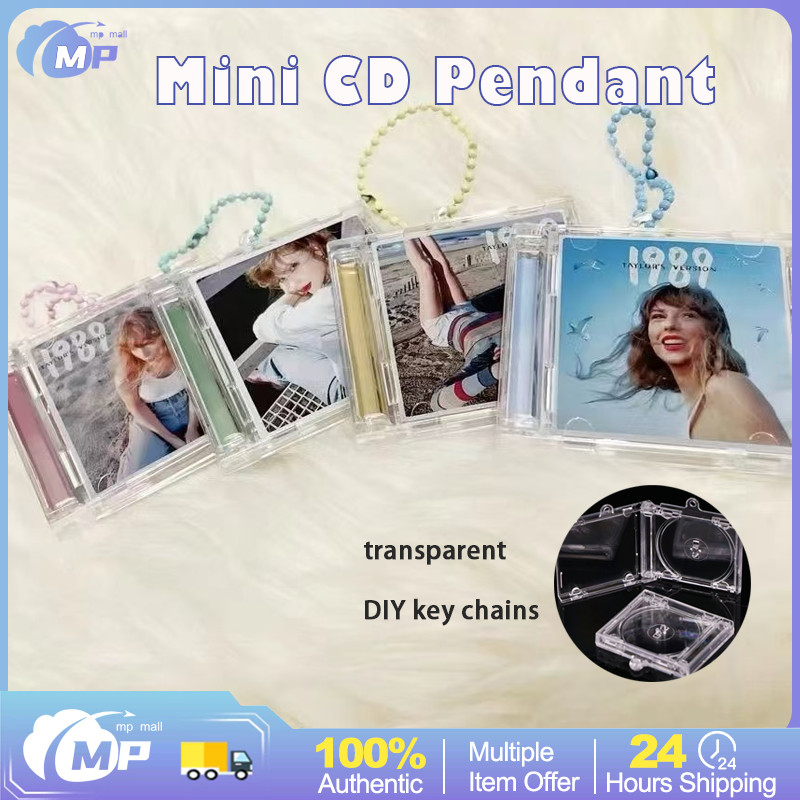 Mini CD Case Pendant CD Player Shaped Key Pendant For DIY Keych ...