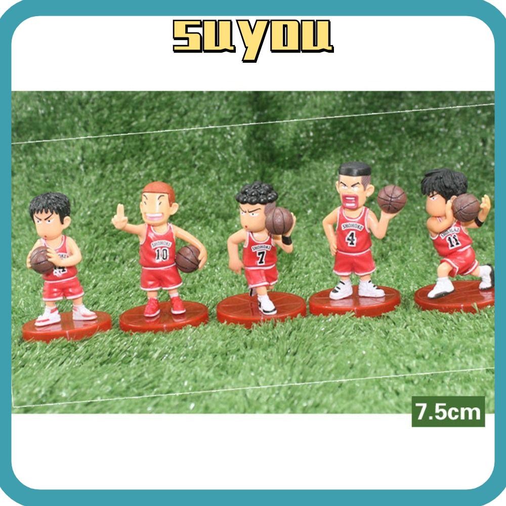 SUYO 5Pcs/Set Slam Dunk, Cake Car Decoration Solid Sakuragi Hanamichi ...
