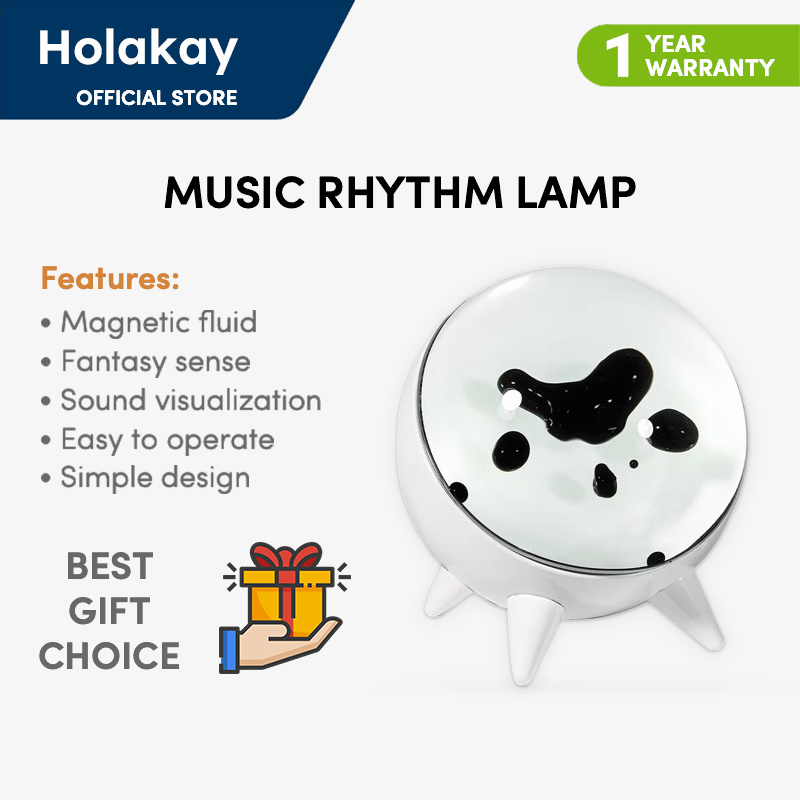 Ferrofluid Music Rhythm Lamp Magnetic Fluid Pickup Desktop Speakers ...