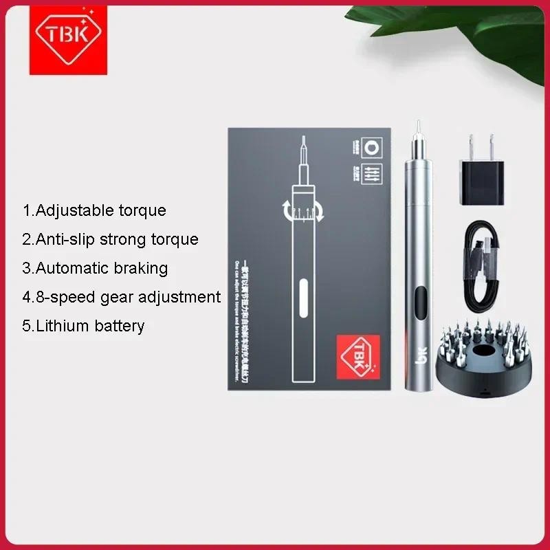 TBK 008 Electric Screwdriver Set Adjustable Recharging Precision ...