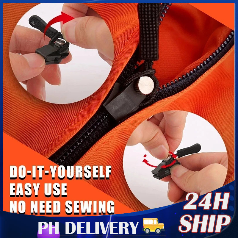 Removable replacement zip head Removable zip head for bags and clothes ...