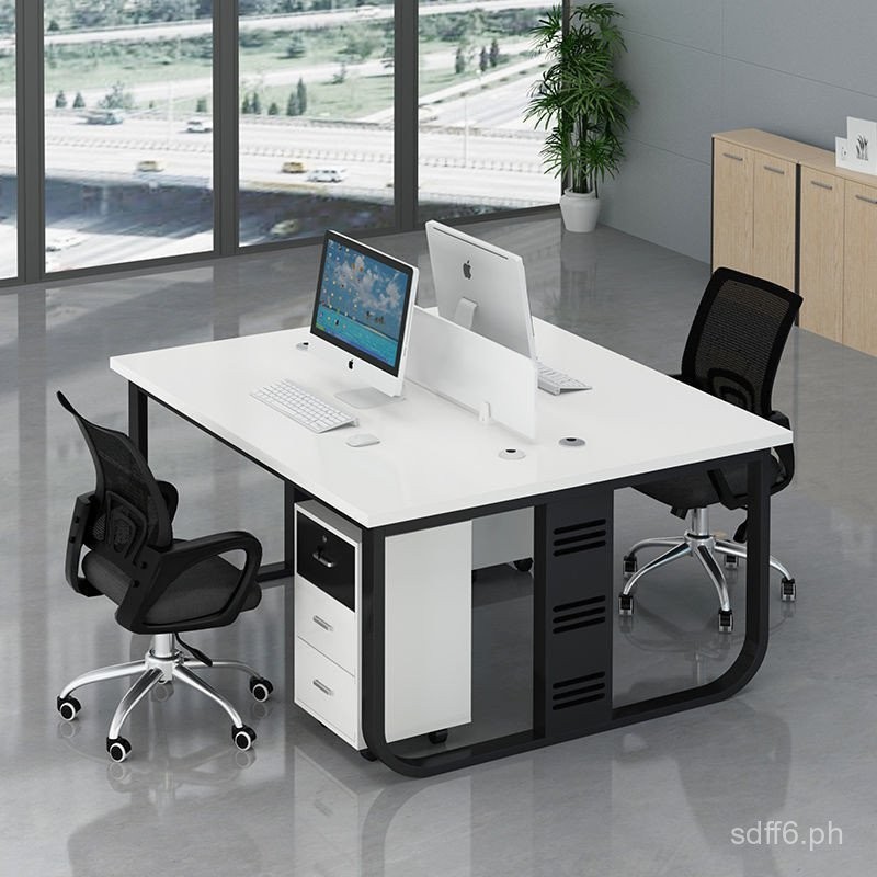 YZ Office Table Office Desk and Chair Combination Work Desk Computer ...